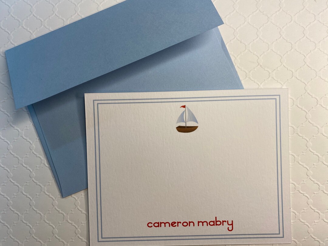 Personalized Little Boys/boys Stationary - Etsy