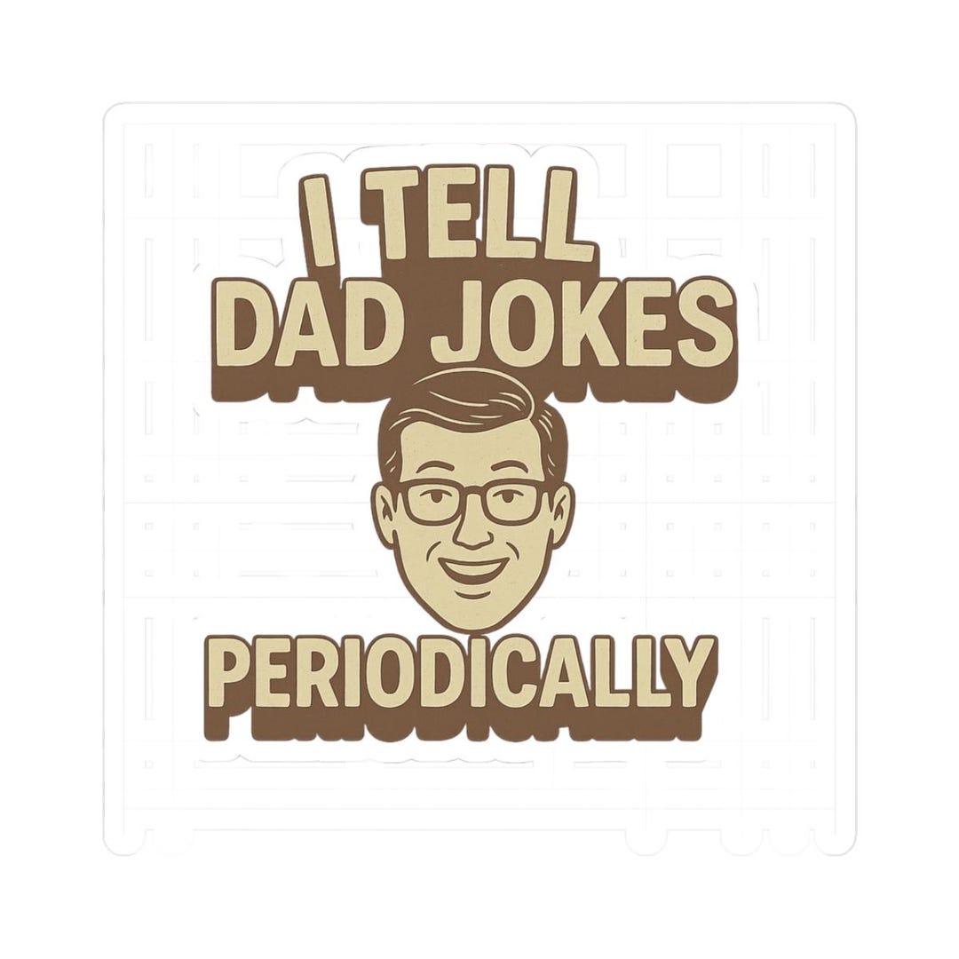 Dad Jokes Sticker Pack, Laptop Decals, Funny Gift for Dads, Humor ...