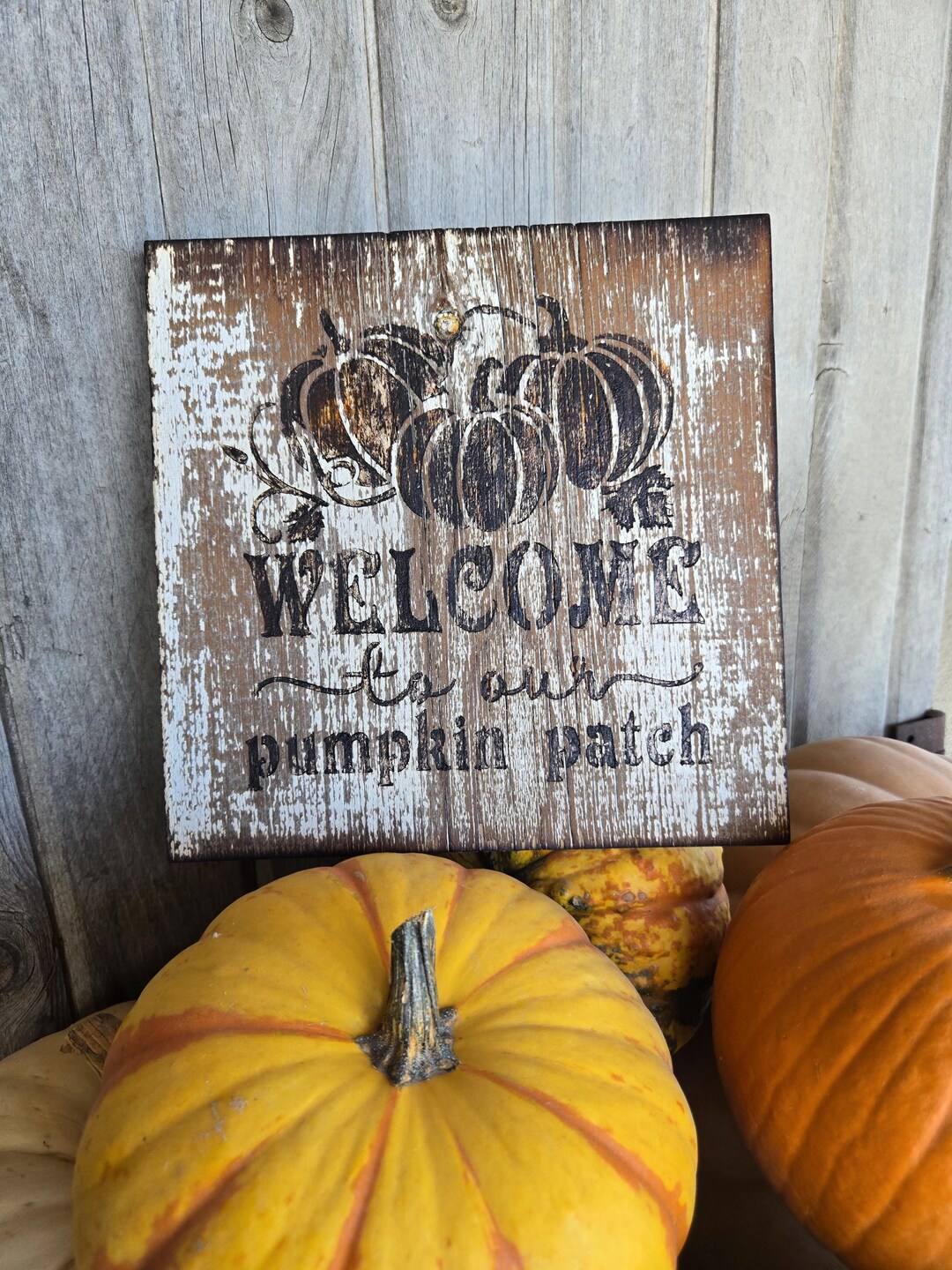 Welcome to the Pumpkin Patch Wall Hanging - Etsy
