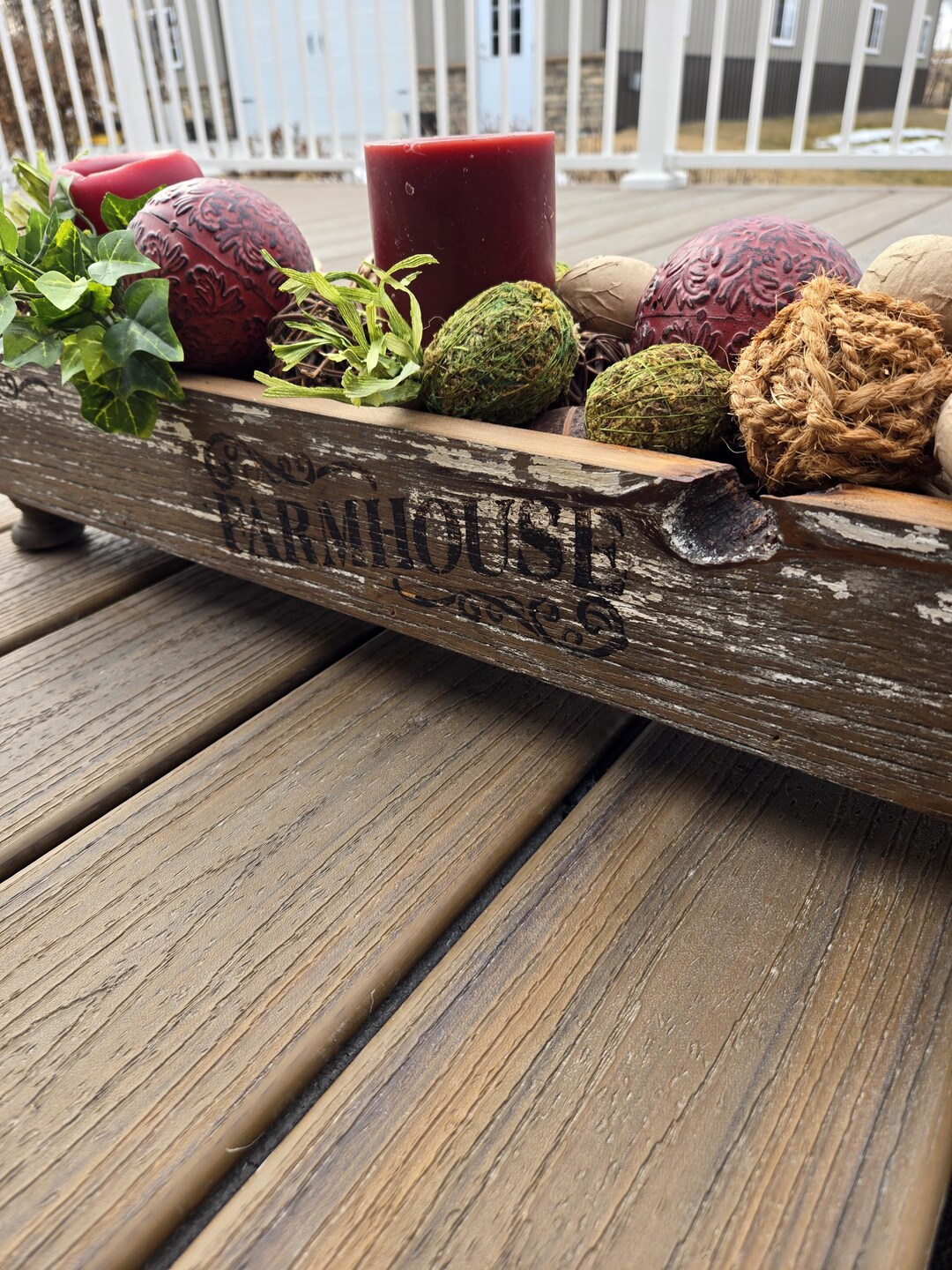 Rustic Farmhouse Box - Etsy