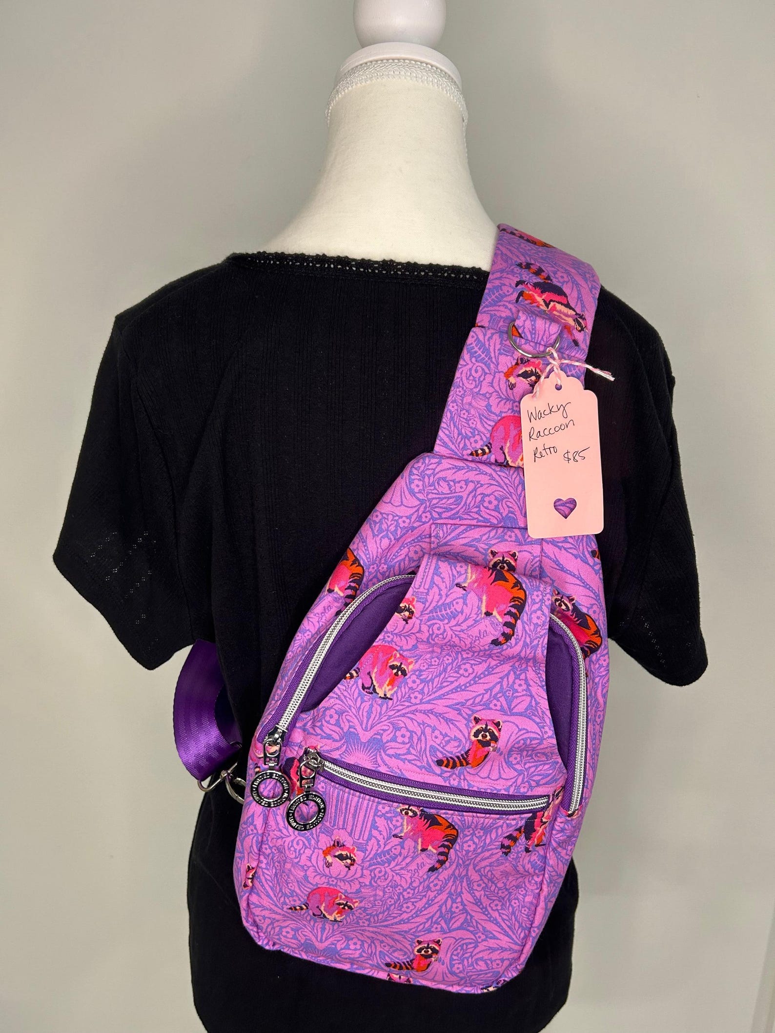 Wacky Raccoon’s Retro Sling Bag - Etsy