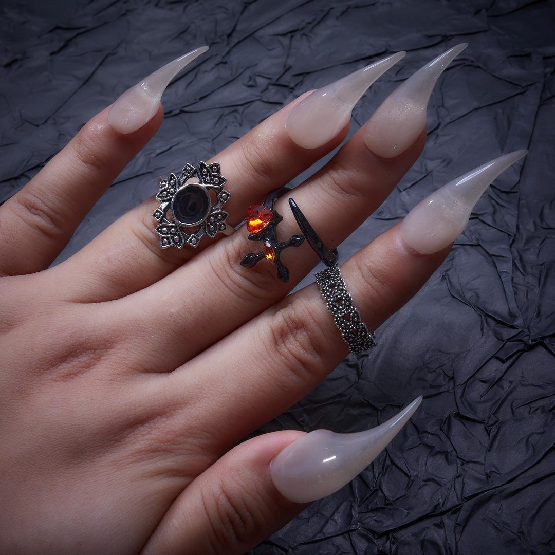 Dragon Claw Press-on Nails | 3D Glove Nails | Press on Claw Nails | Fox Nails | 3D Dragon Claw ...