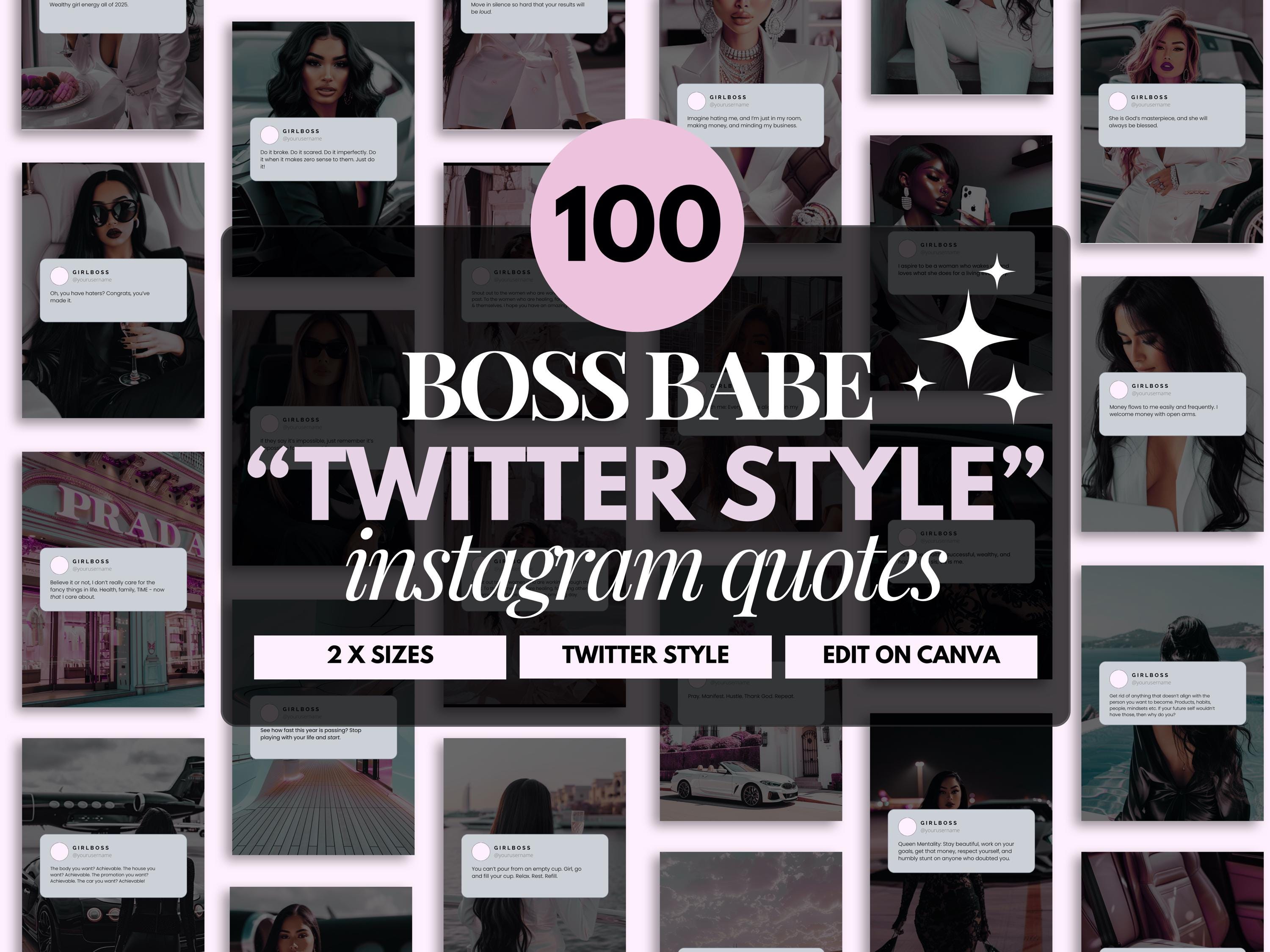 Boss Babe Instagram Quotes Templates, Boss Babe Instagram Posts ...