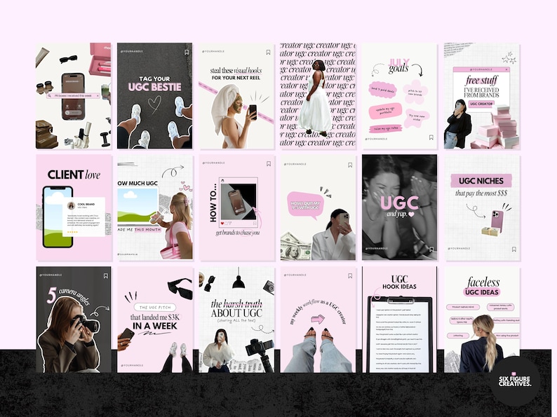Ugc Instagram Post Templates, UGC Instagram Posts, UGC Social Media ...