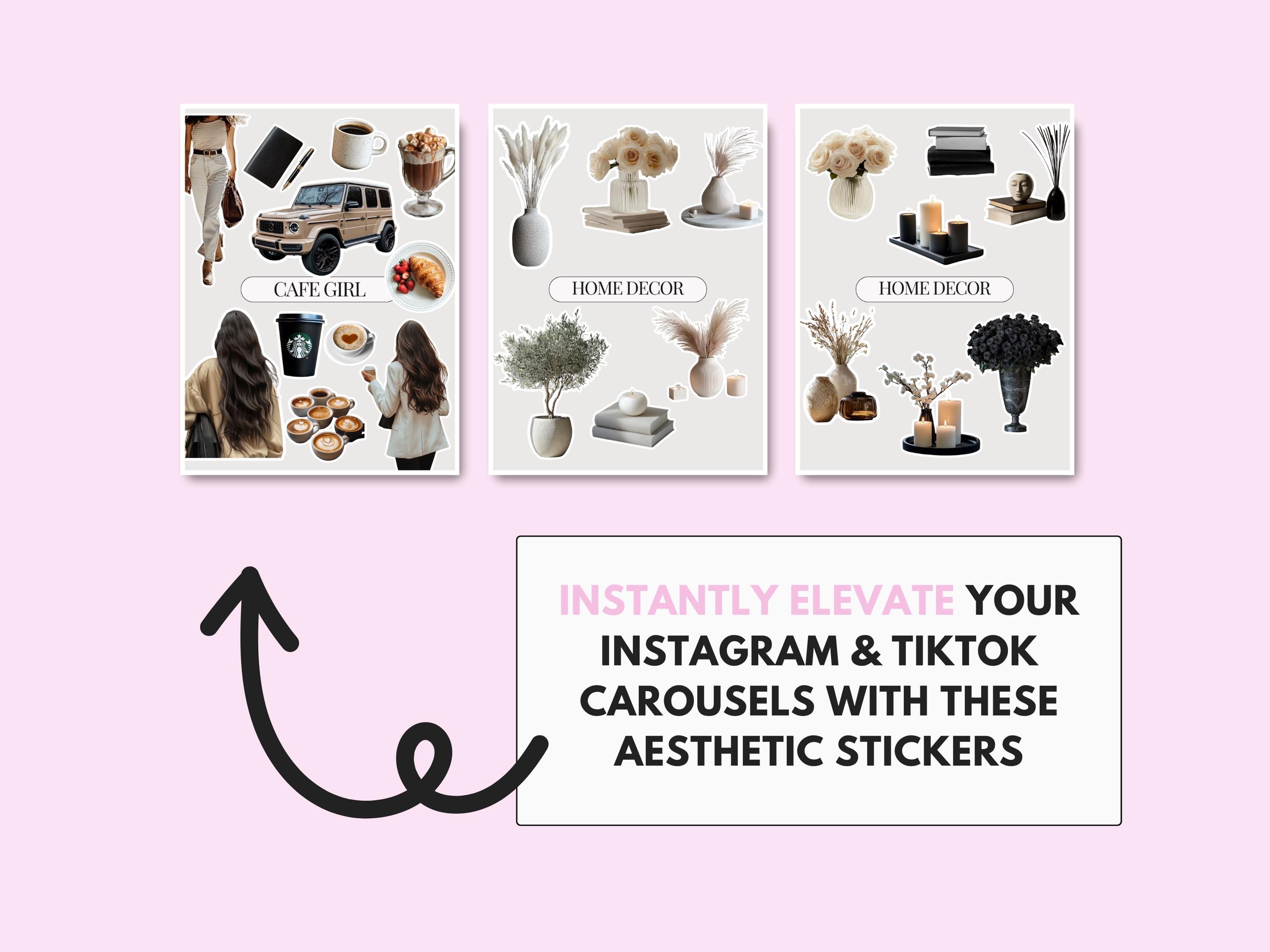 Aesthetic Instagram Stickers, Viral Instagram Stickers, Instagram ...