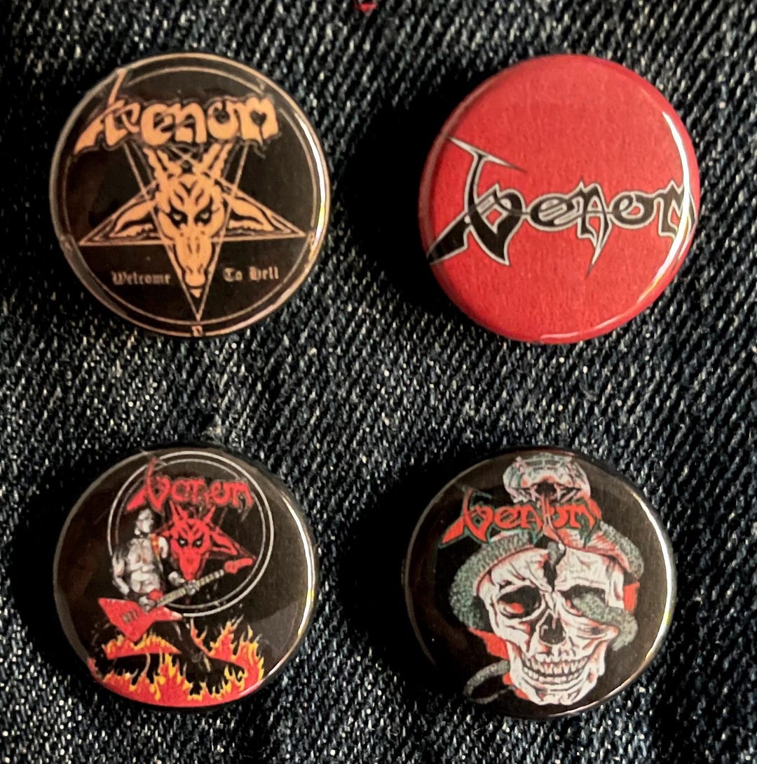 Venom - 1" Buttons - Pin Backs - Etsy