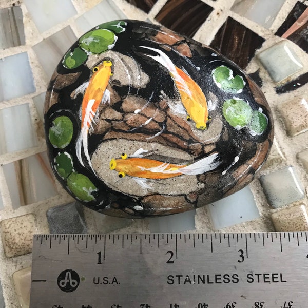 Fish Painted Rocks - Etsy
