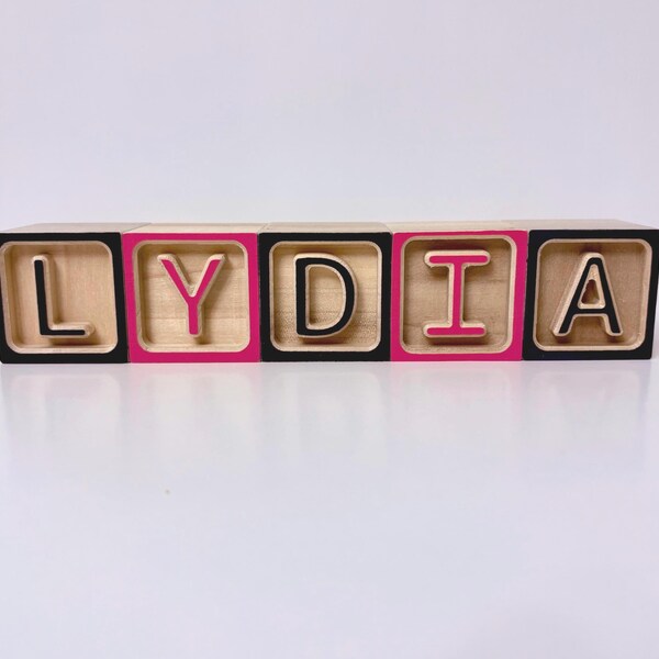 Baby Name Blocks - Etsy