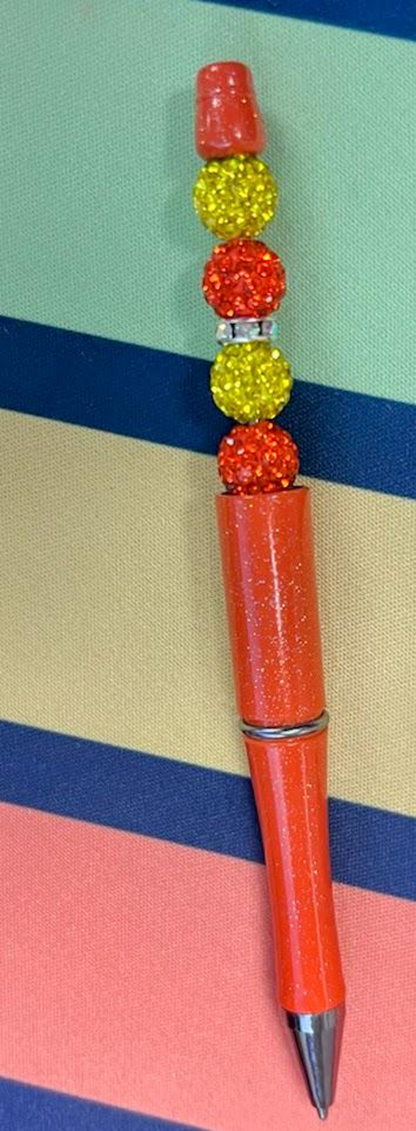 Custom Beaded Pens, Keychains, Badge Reels, and Lanyards - Etsy