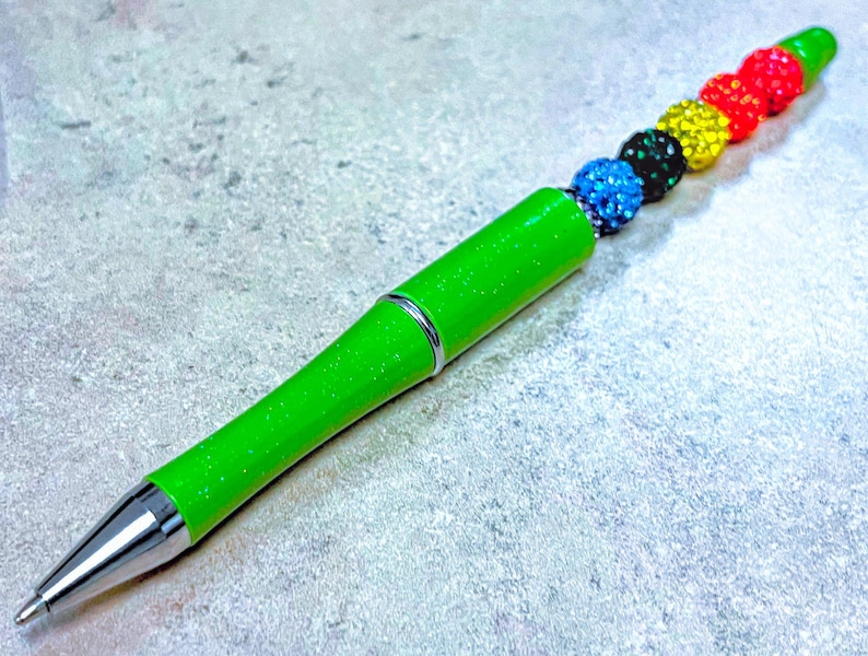 Custom Beaded Pens, Keychains, Badge Reels, and Lanyards - Etsy