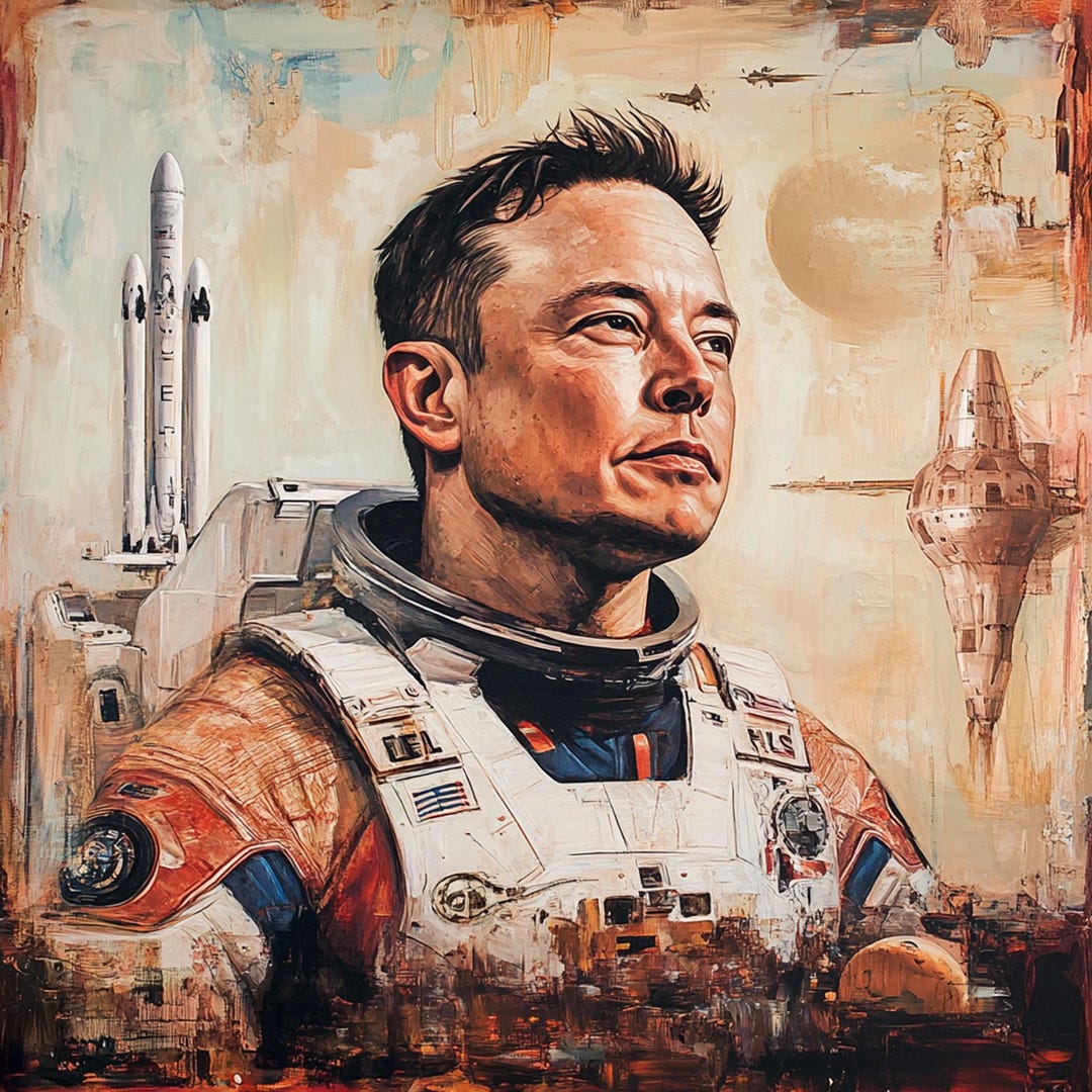 Musk - Unique Painting on Canvas 36*36 In - Etsy