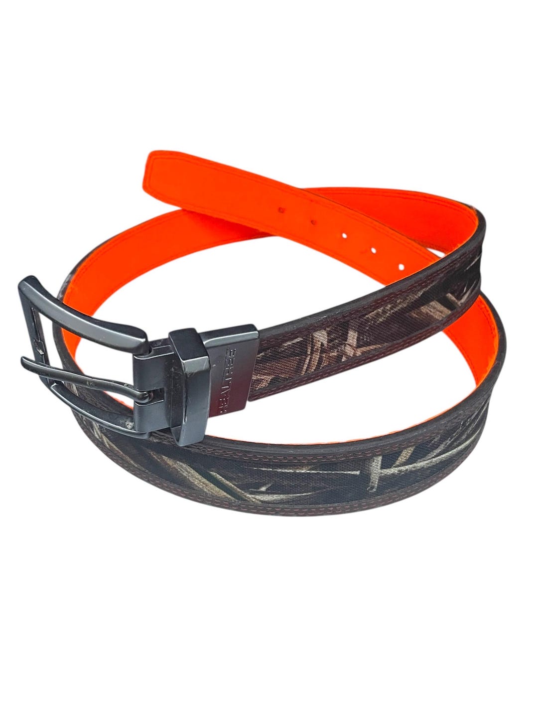 Realtree Max Camouflage Reversible Leather Belt // XL - Etsy