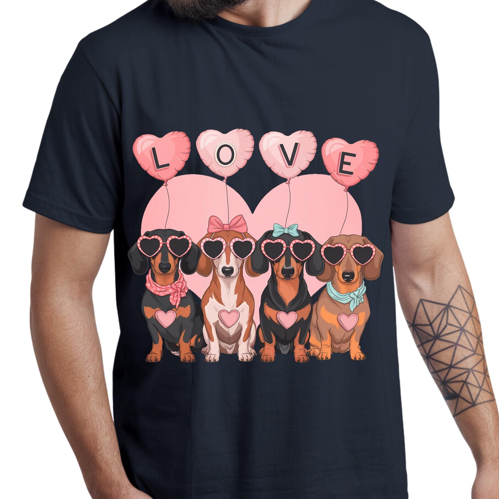 Dachshund Valentine Png, Dog Valentine Png, Valentines Day Png - Etsy