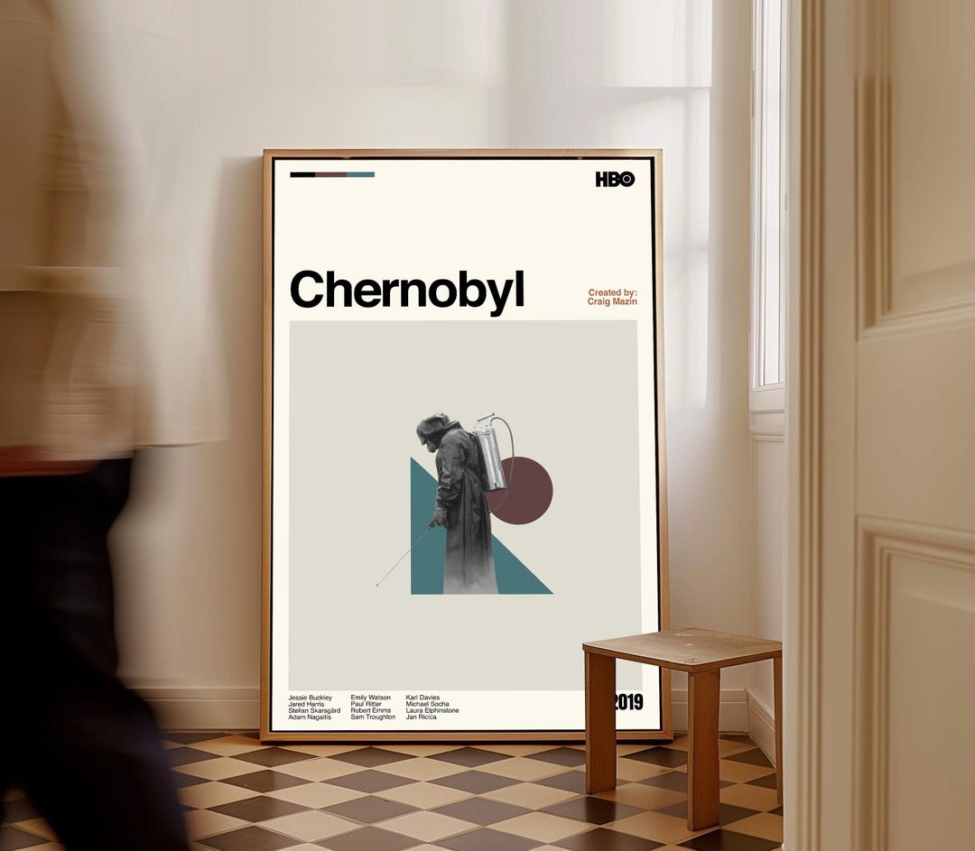 Chernobyl Poster - Minimalist Art - Midcentury Modern Print - Retro ...