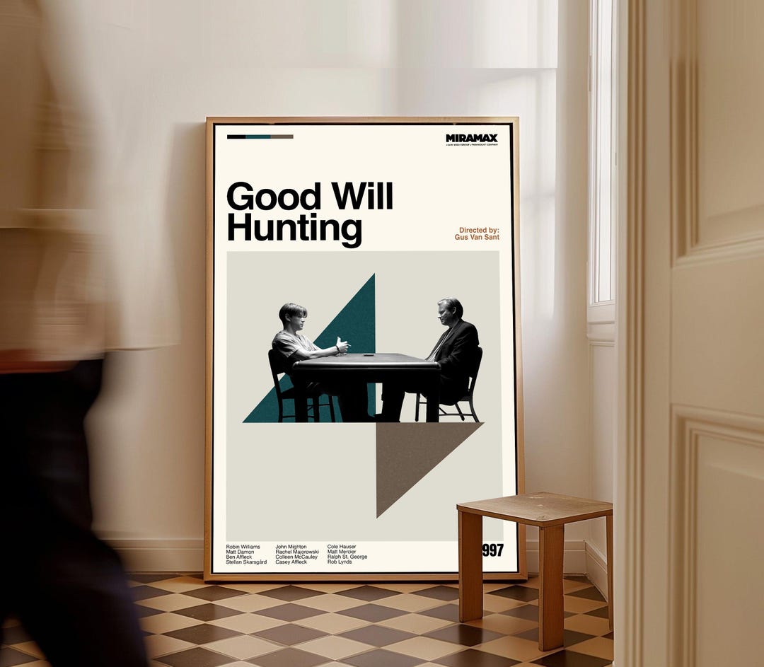 Good Will Hunting Poster - Minimalist Art - Midcentury Modern Print ...