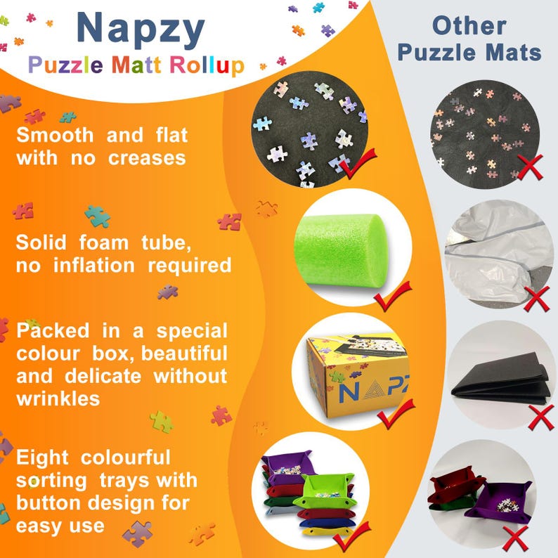 Black Extra-large Puzzle Mats – More Space, More Comfort! - Etsy