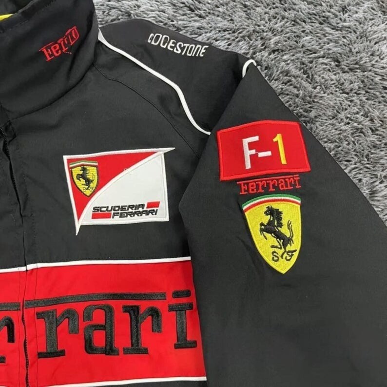 Ferrari Racing Jacket F1-formula 1 Vintage Unisex-track Limited-rare ...