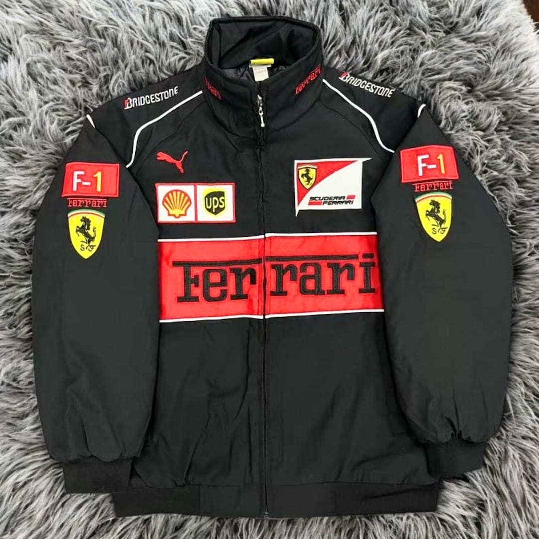 Ferrari Racing Jacket F1-formula 1 Vintage Unisex-track Limited-rare ...