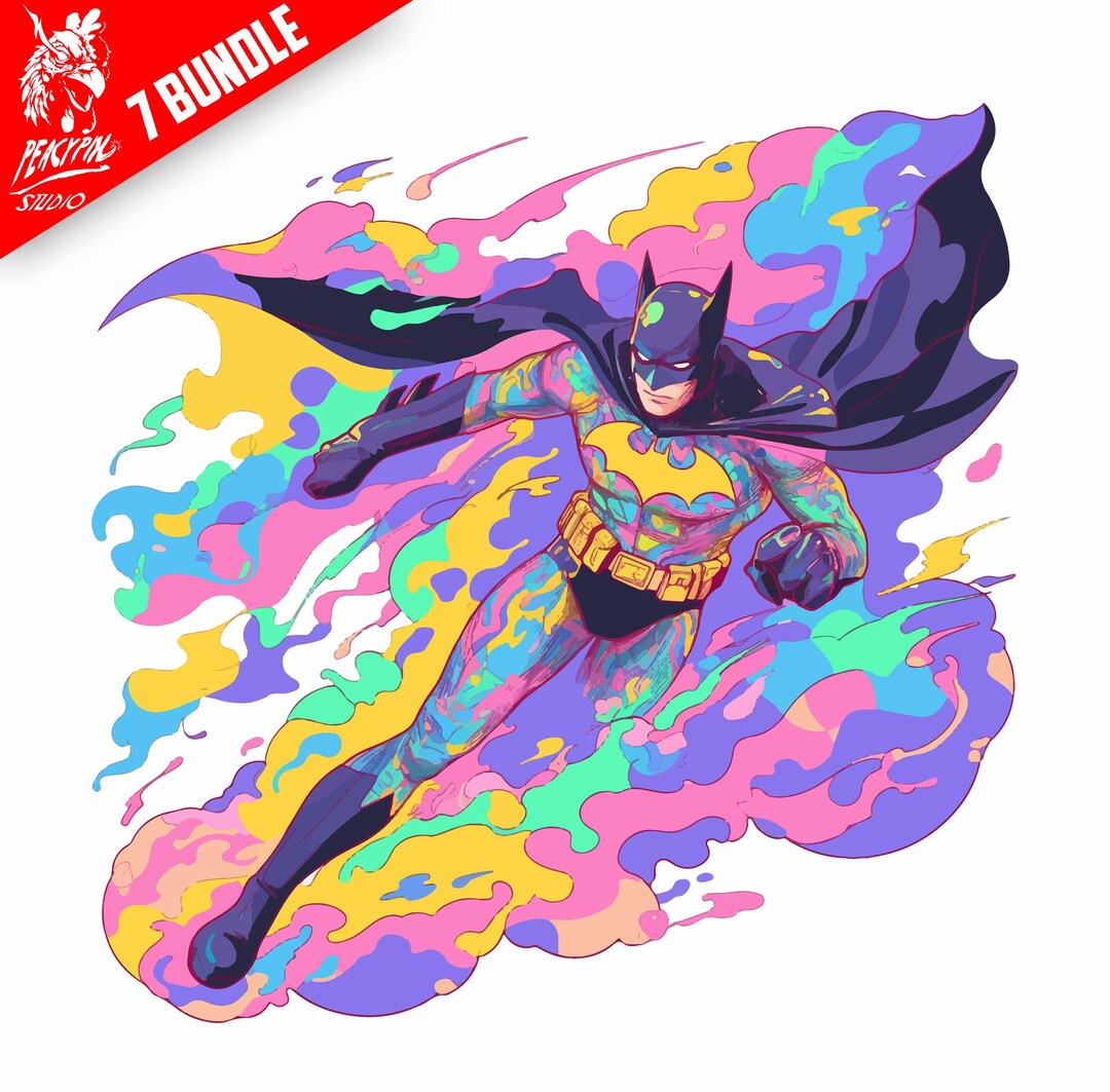 Dark Knight Clipart | Trippy Psychedelic Dark Knight | High-quality ...