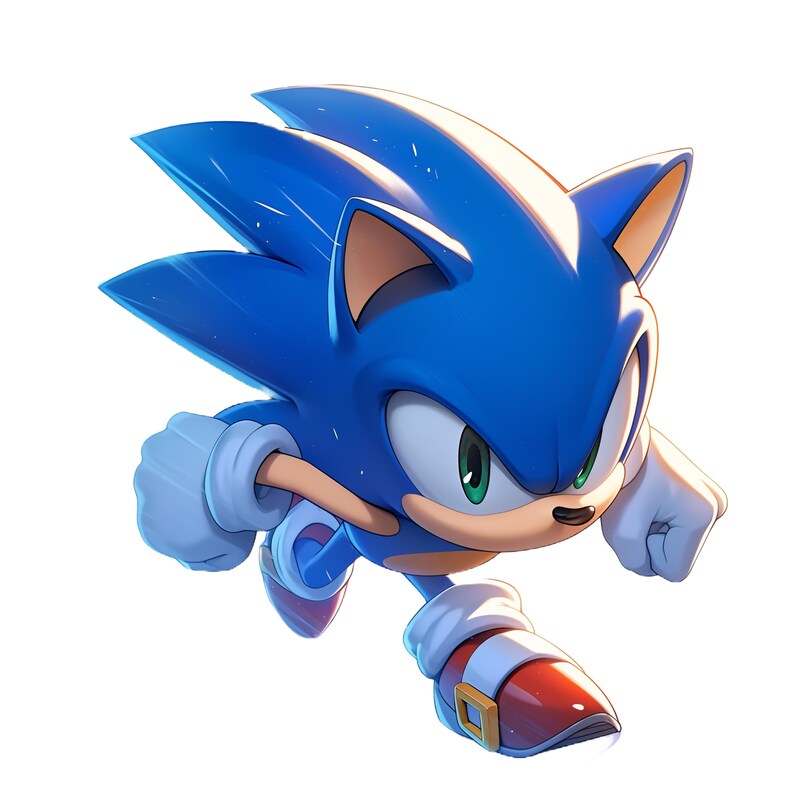 Sonic the Hedgehog PNG Bundle: Anime Designs for DTF Transfers (digital ...