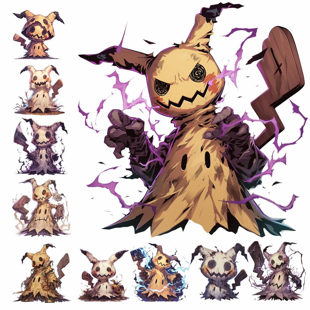 Mimikyu Design Bundle - Etsy