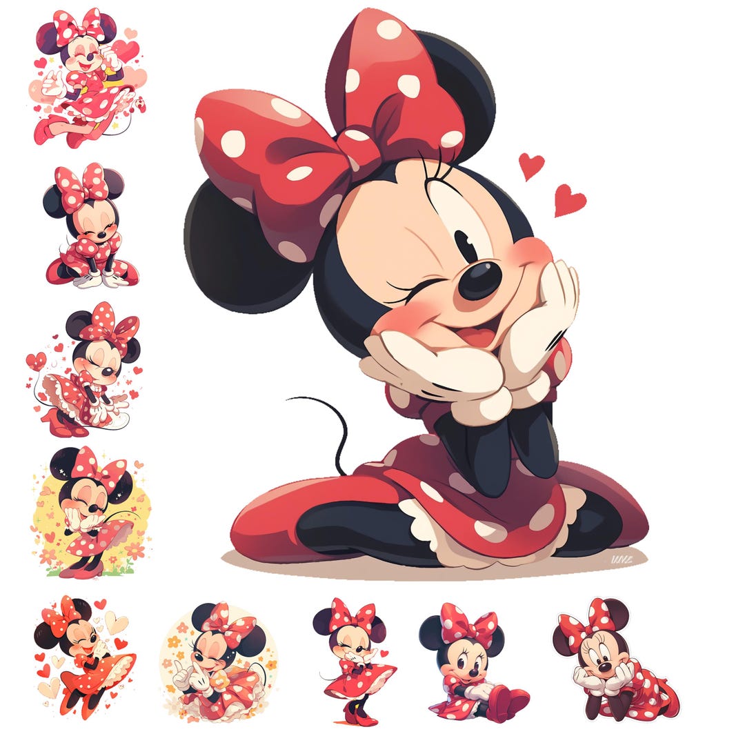 Minnie Mouse Design Bundle - Etsy