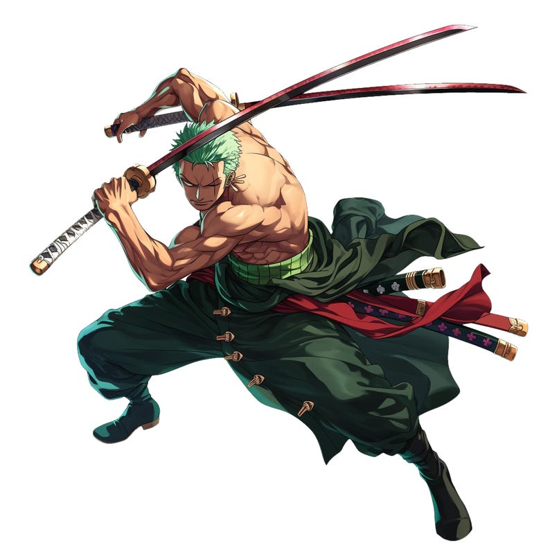 Roronoa Zoro PNG Bundle | High-quality Anime Designs for DTF Transfers ...
