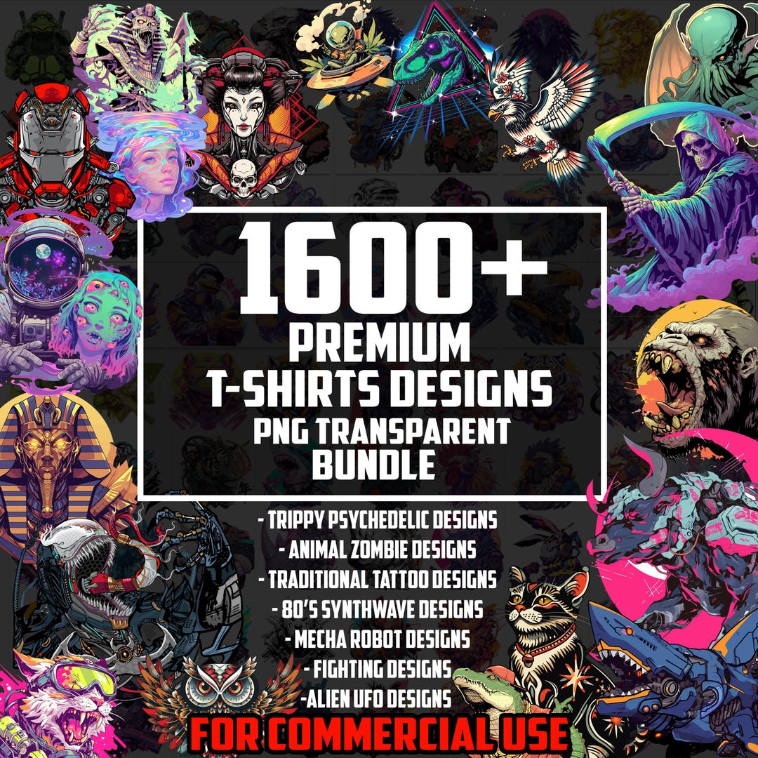 T-shirt Designs Bundle, Cool T-shirt Designs Bundle , Colorful T-shirt ...