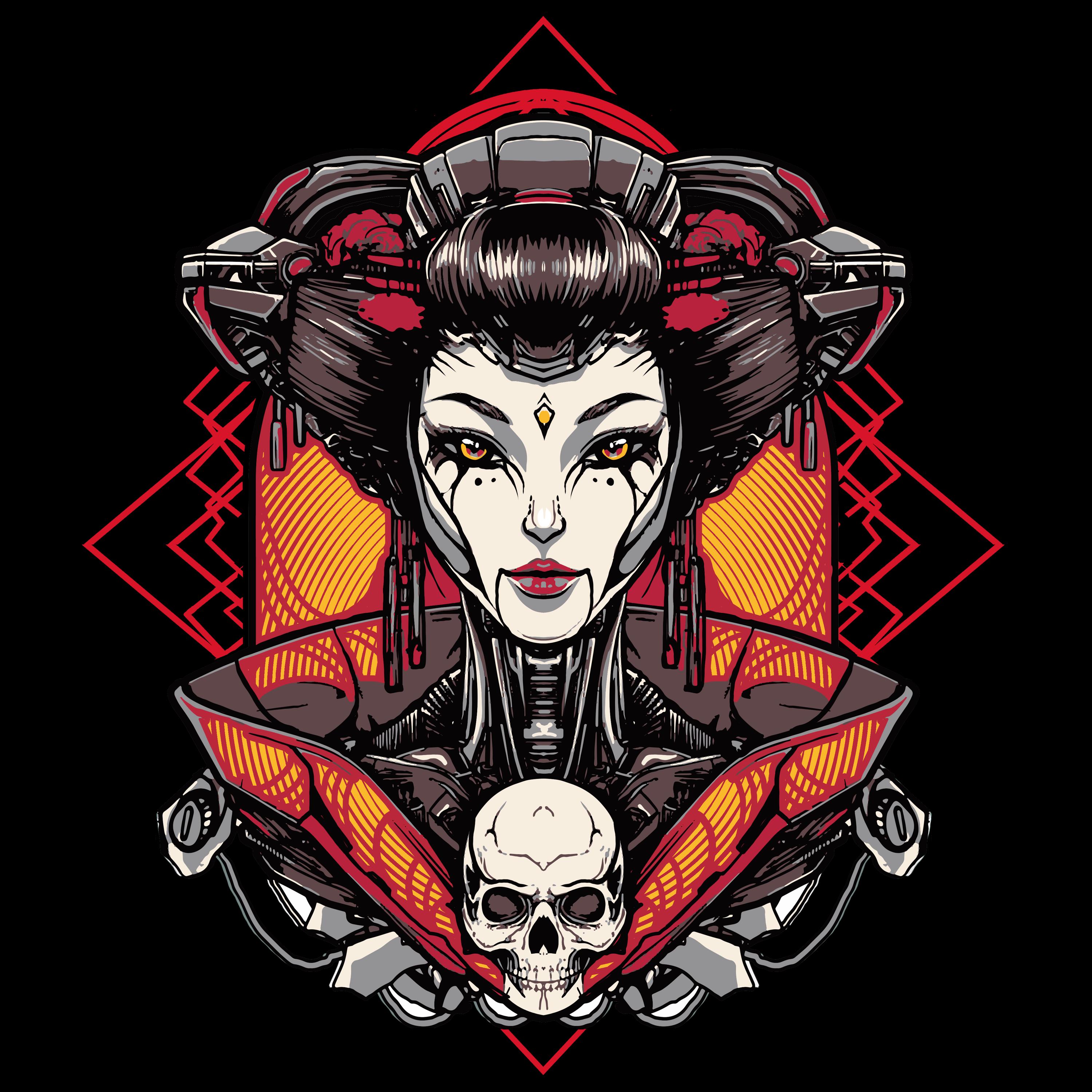 30 Png Transparent Mecha Geisha - Etsy