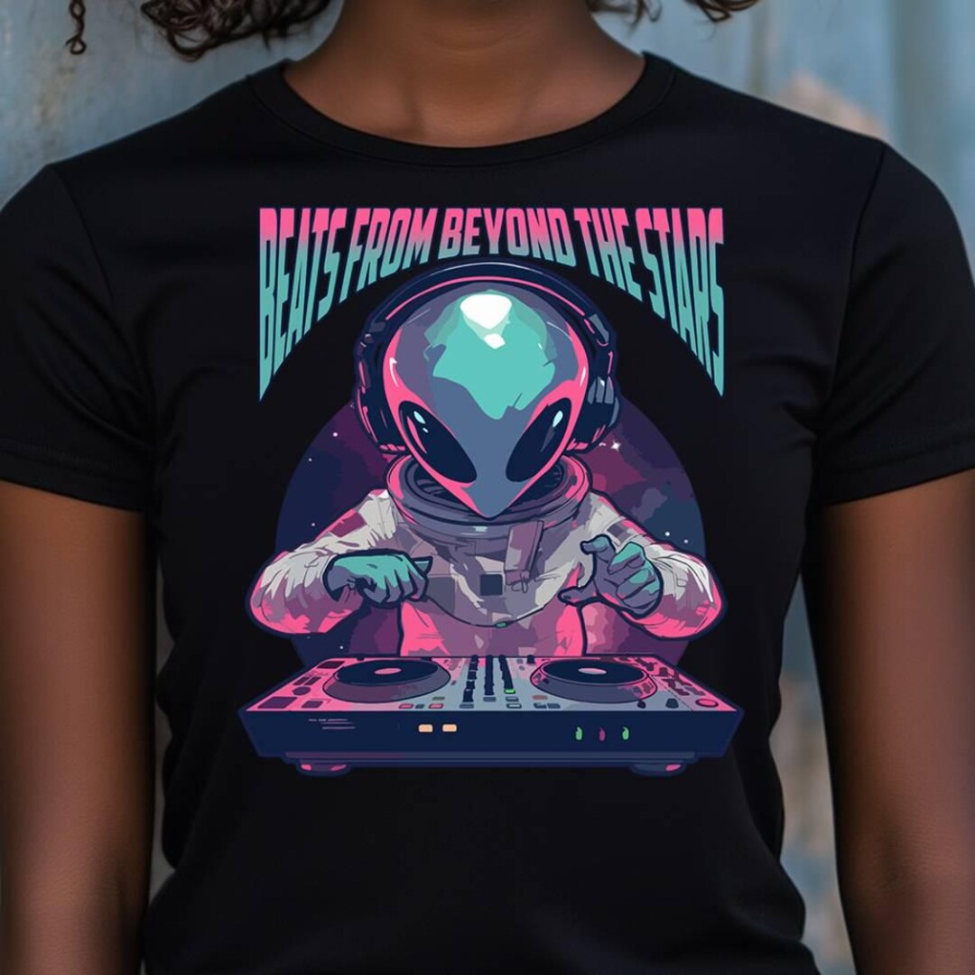 Alien DJ PNG: Sublimation Design (digital Download) - Etsy