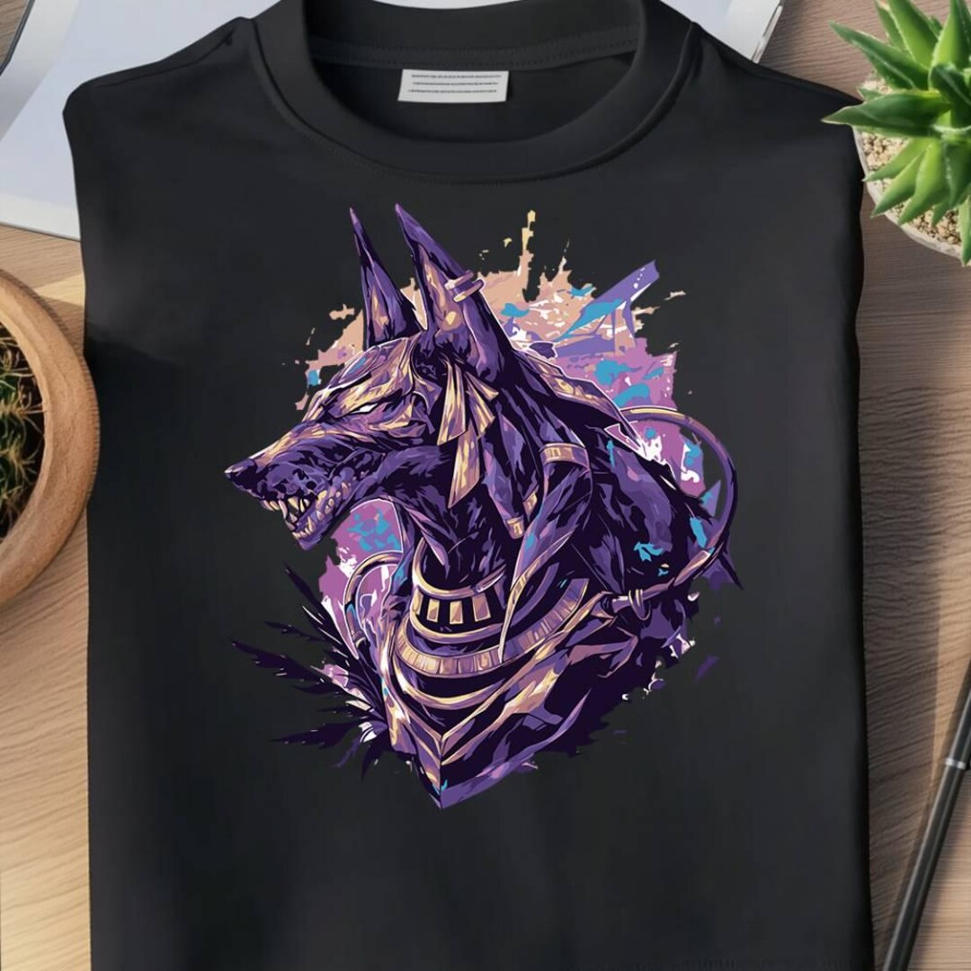 Anubis Tshirt, Mystical Designs, Egyptian Mythology, Digital Printing ...