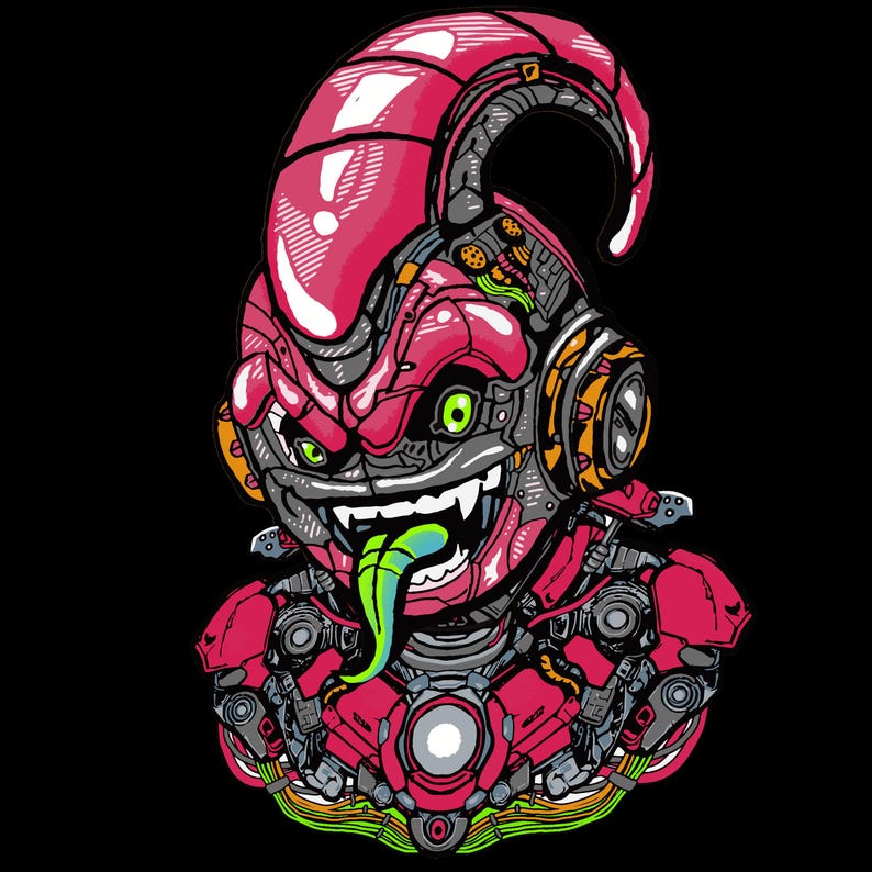 Anime Robot Clipart Bundle, Mecha Robot PNG Set, Sci-fi Digital Art ...