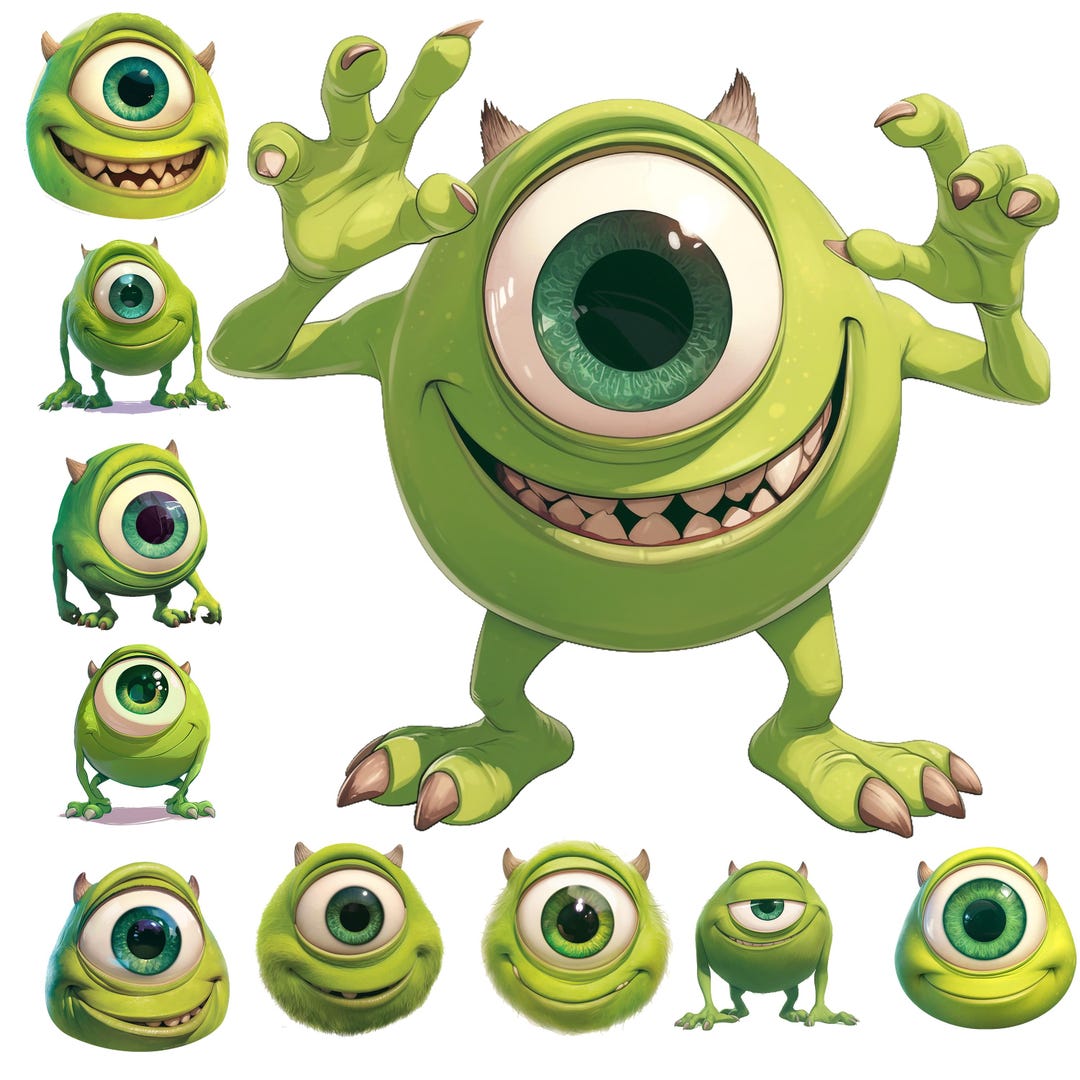 Mike Wazowski Design Bundle - Etsy