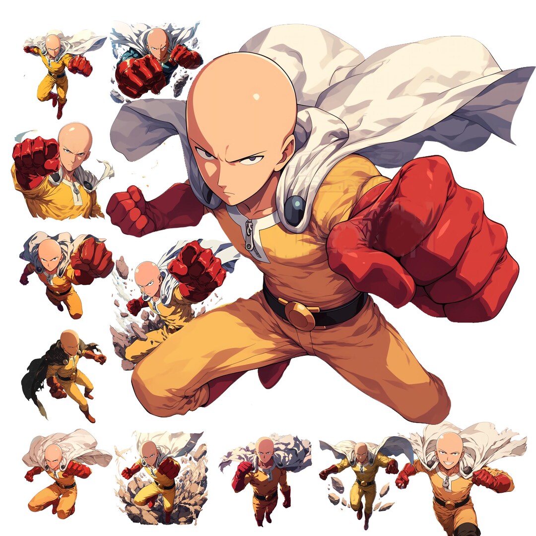 Saitama Design Bundle , Fan Art Design Bundle - Etsy