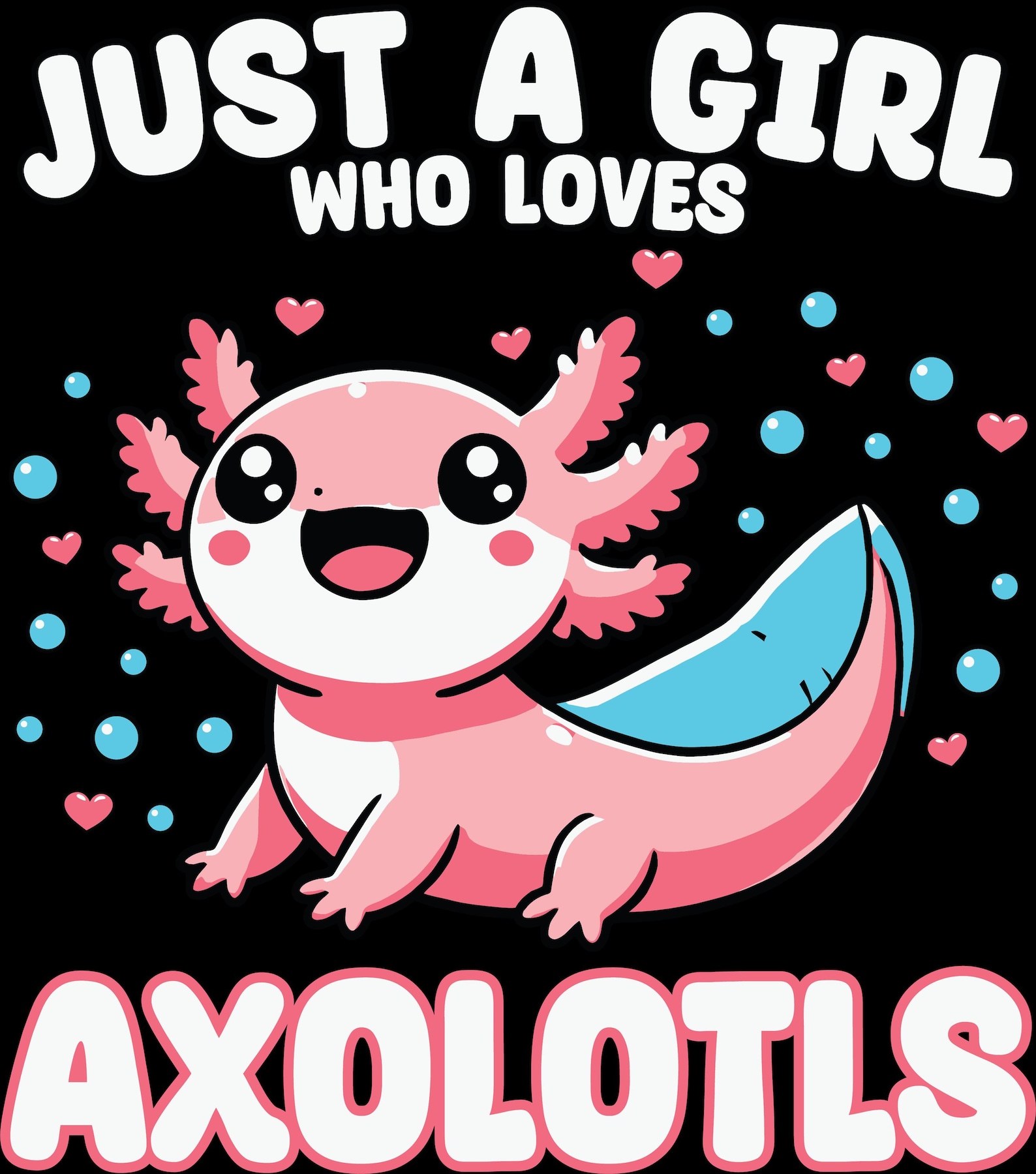 Axolotl Svg, Cute Axolotl Svg Bundle, Funny Axolotl Bundle , Axolotl ...