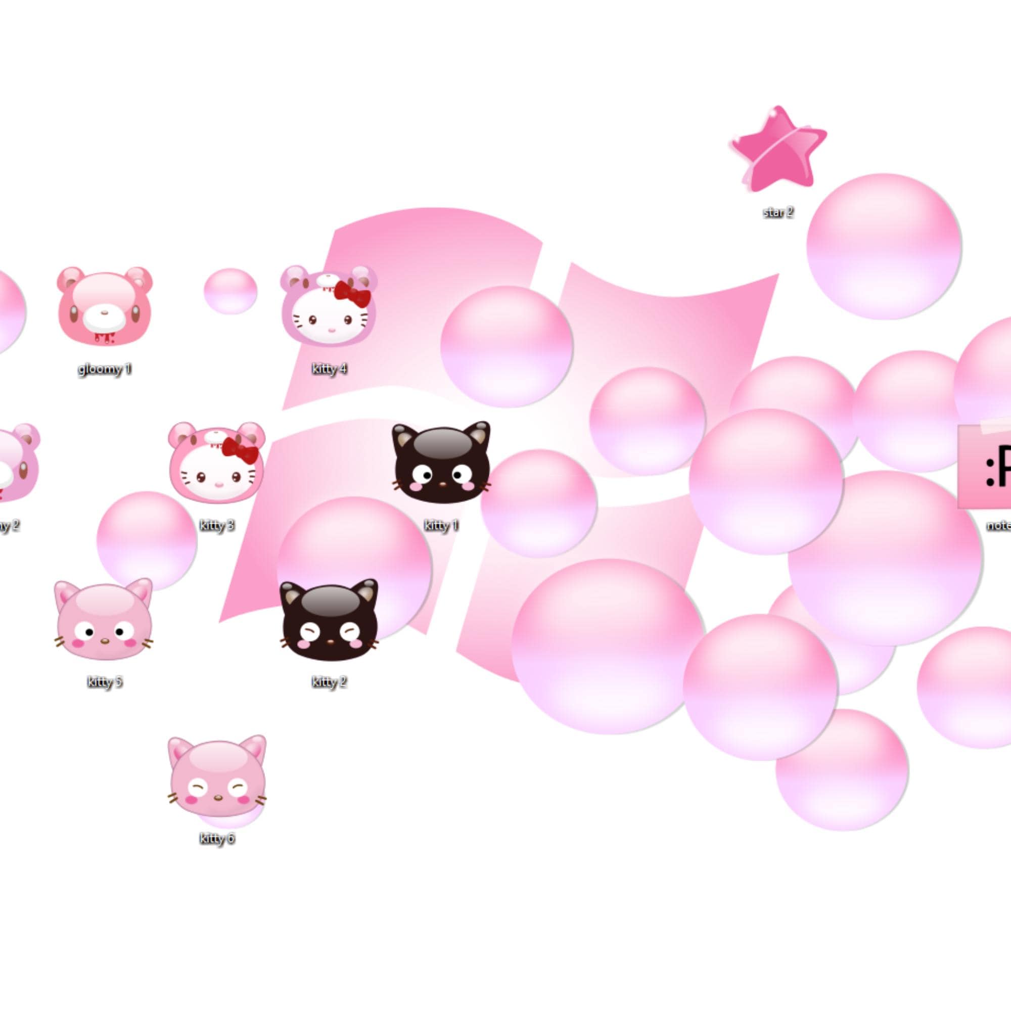 Pink Desktop Icon Set: Frutiger Aero Theme (digital Download) - Etsy
