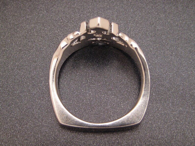 Sterling Jigsaw Puzzle Ring | Etsy