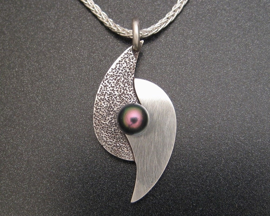 Sterling Hurricane Pendant With Pearl - Etsy