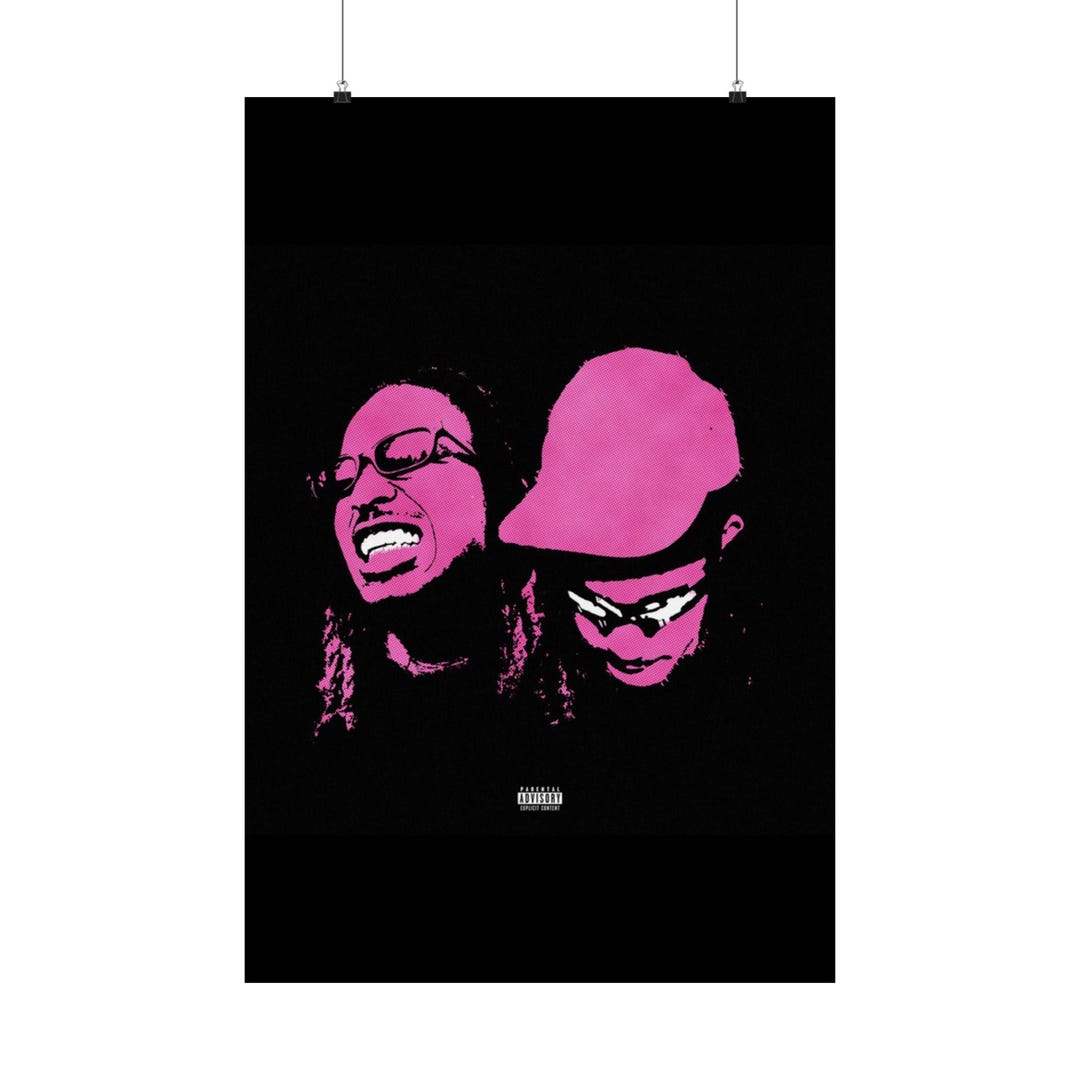 Pink Dreads Matte Vertical Poster Plaqueboymax and DDG Viral Tik Tok ...