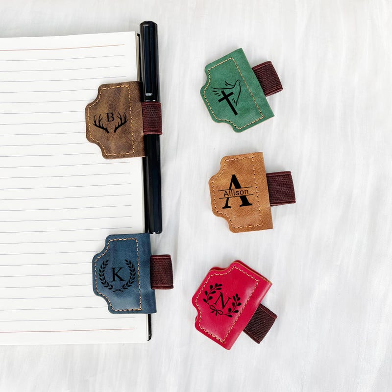 Magnetic Bookmarks Pen Holder - Etsy