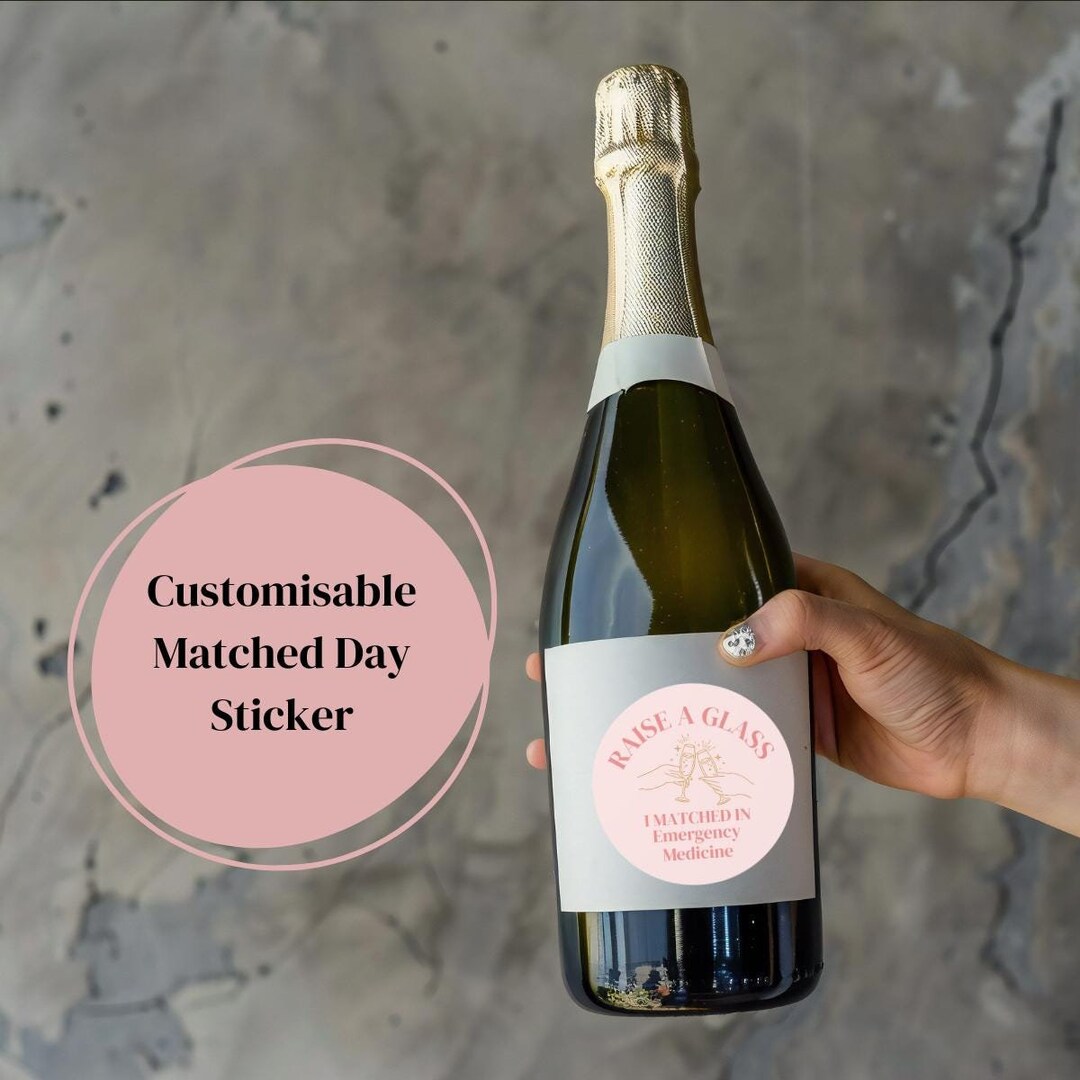 Custom Match Day Sticker | Residency Match Celebration | Personalized ...