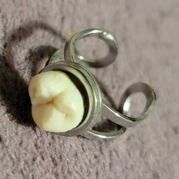 Human Tooth Ring - Etsy