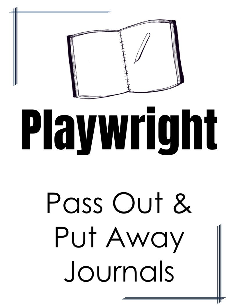 Theatre Classroom Jobs Posters - Back to School Classroom Organization ...