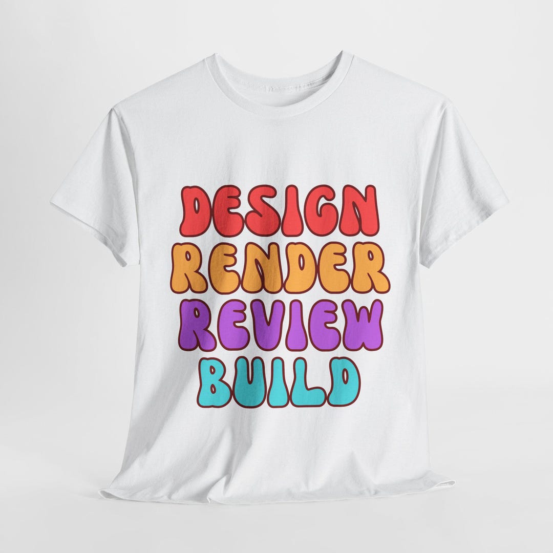 Drama Tshirt "design Render Review Build" Technical Theatre Crew Gift ...