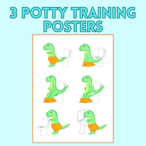 Potty Training Poster Toddler Behavior Management Potty Trainer Special ...