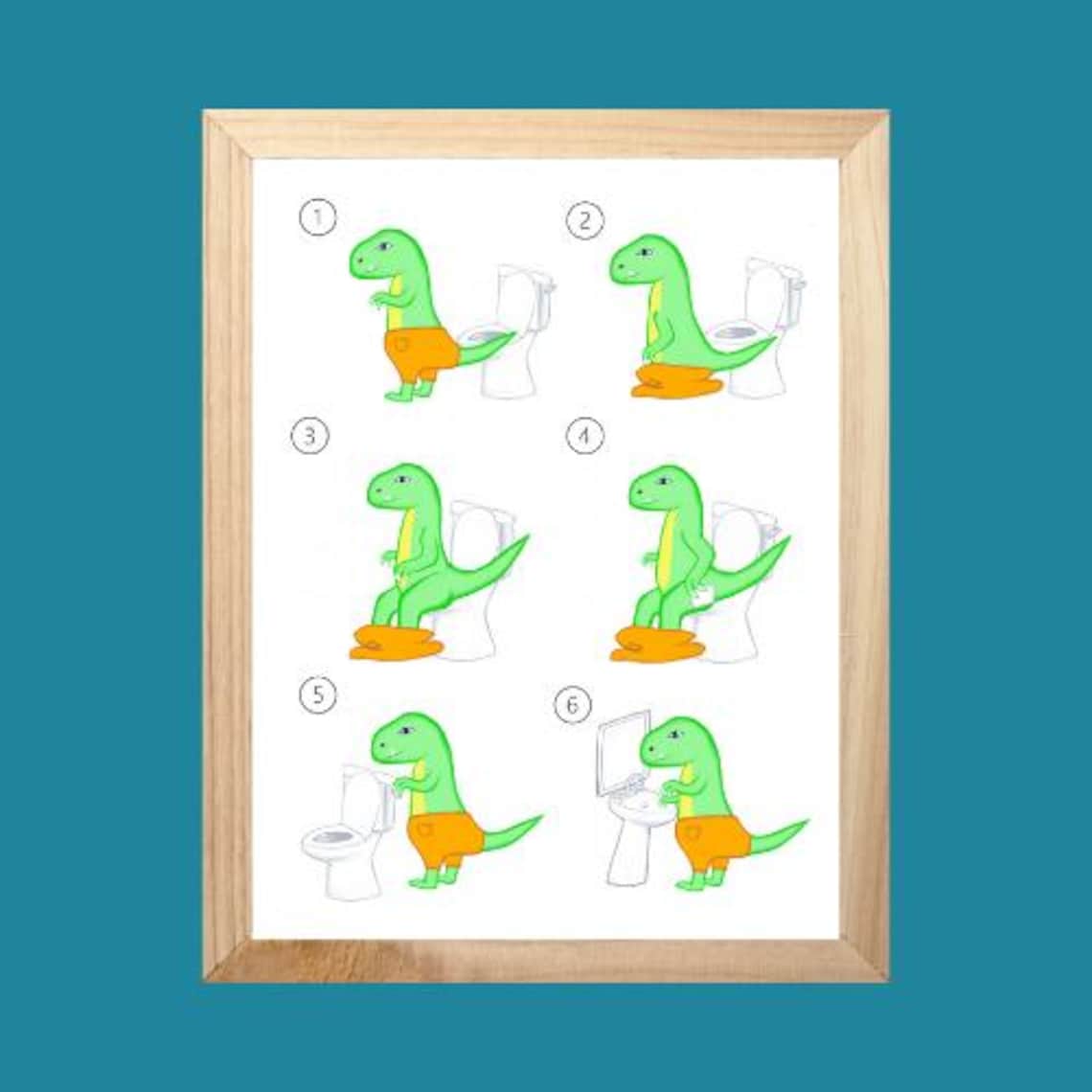 Potty Training Poster Toddler Behavior Management Potty Trainer Special ...