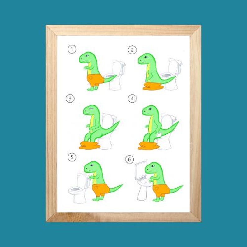 Potty Training Poster Toddler Behavior Management Potty Trainer Special ...