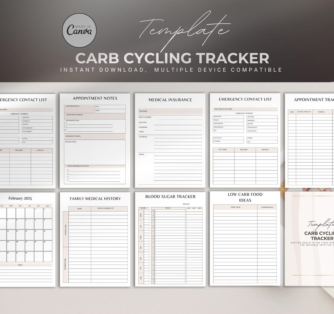 Calorie Deficit Journal | Printable Weight Loss Tracker | Calorie ...