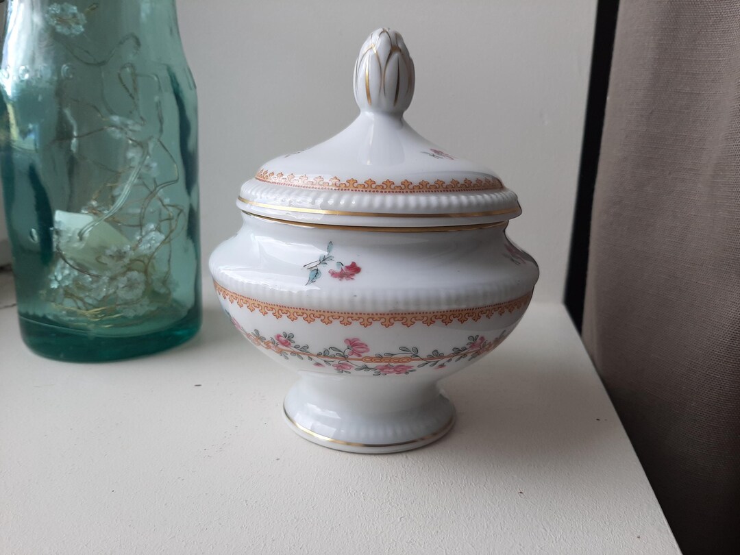 Covered Pot or Sugar Bowl, Bernardaud Limoges Factory - Etsy