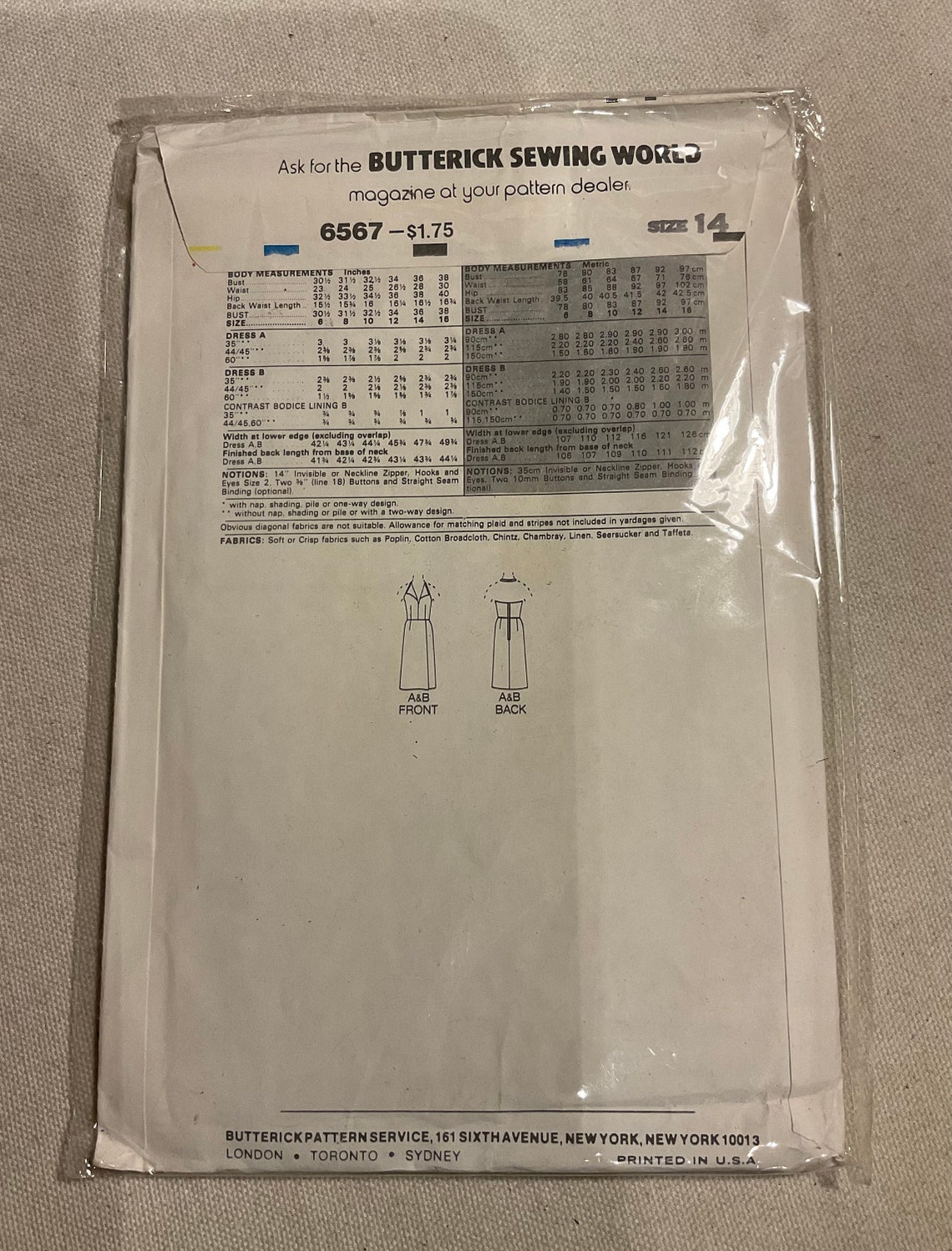 Vintage 70’s Halter Dress Pattern Butterick 6567 Sz14 B36 - Etsy